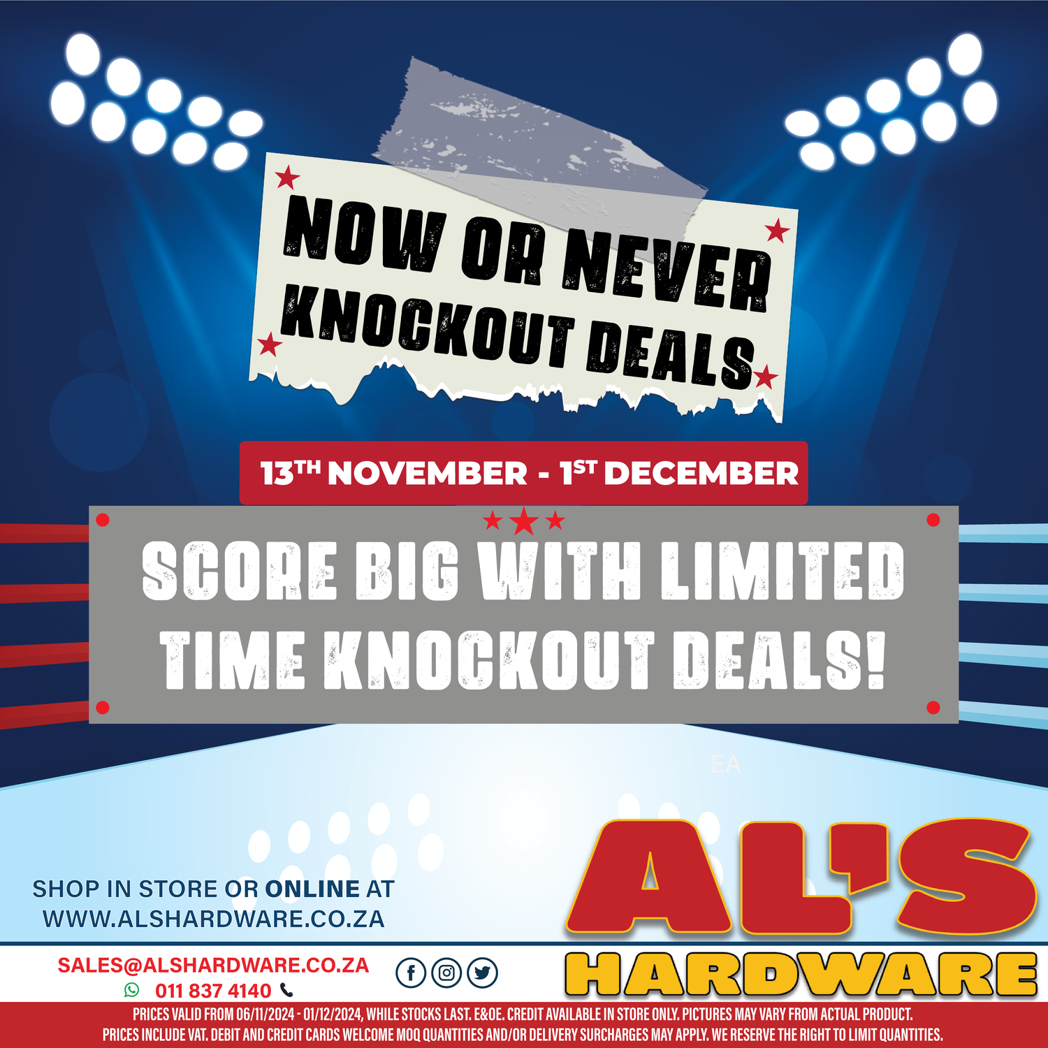 Al's Hardware Promotion